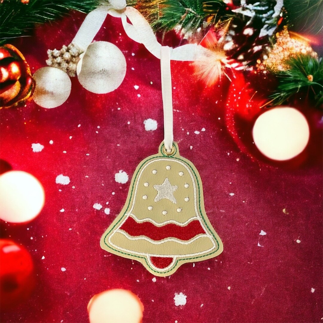 Gingerbread Cookie Christmas Bells Christmas Ornament Handmade ...
