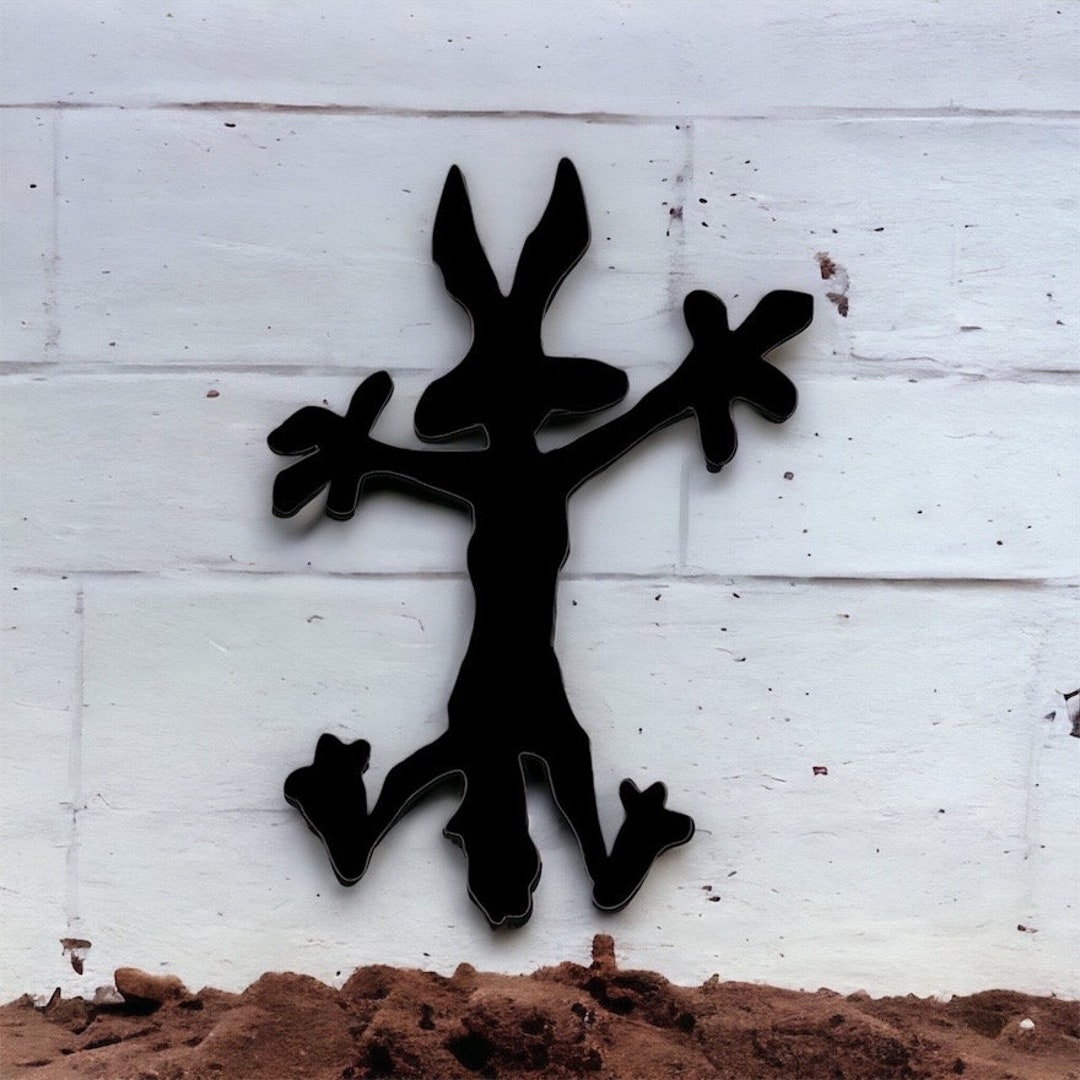 Coyote Splat Decal, Car Dent Decal for Car, Coyote Crash for Truck ...