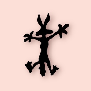 Coyote Splat Decal, Car Dent Decal for Car, Coyote Crash for Truck ...