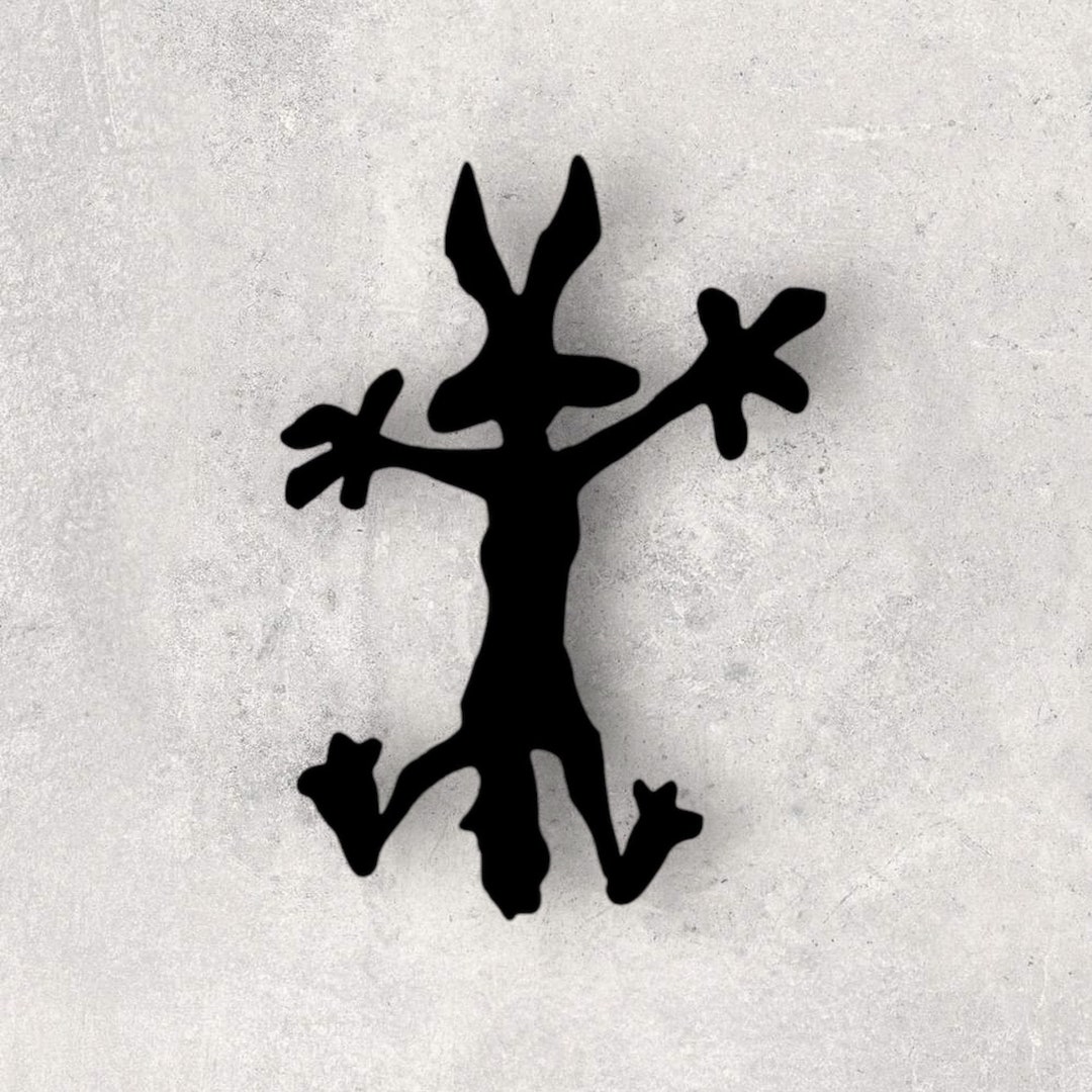 Coyote Splat Decal, Car Dent Decal for Car, Coyote Crash for Truck ...