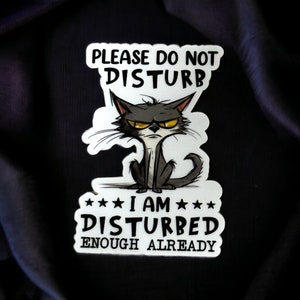 Do Not Disturb Stickers, Stickers for Laptop, Funny Saying, Gifts for ...