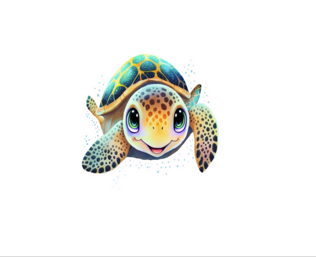 Speedy Turtle Sticker Turtle Stickers Turtle Gifts Animal - Etsy