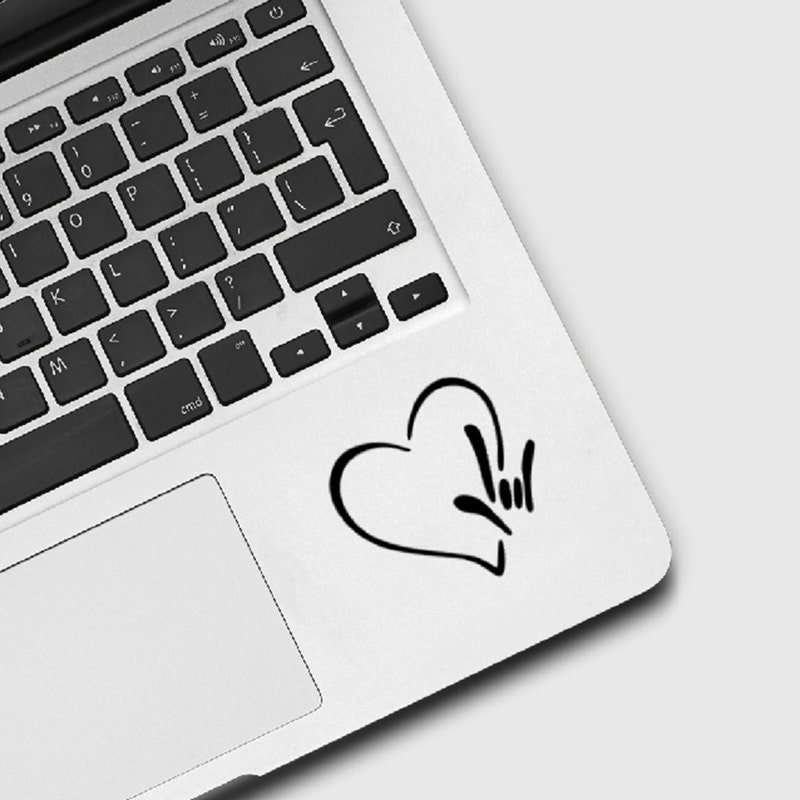 I Love Asl Car Stickers - Etsy