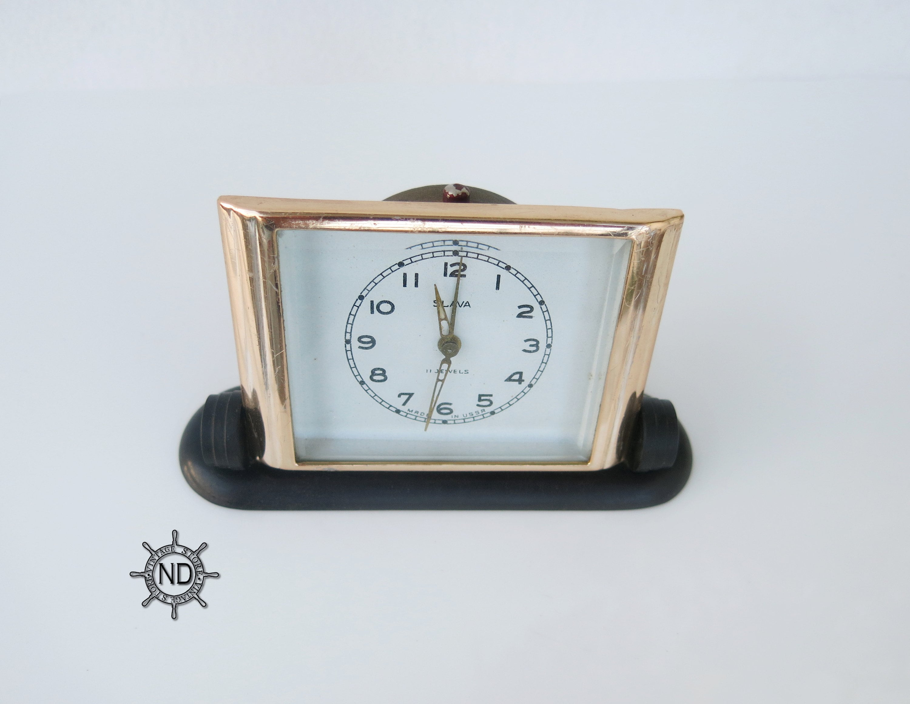 Slava Alarm Clock/vintage Alarm Clock/vintage Clock/slava Clock/alarm ...