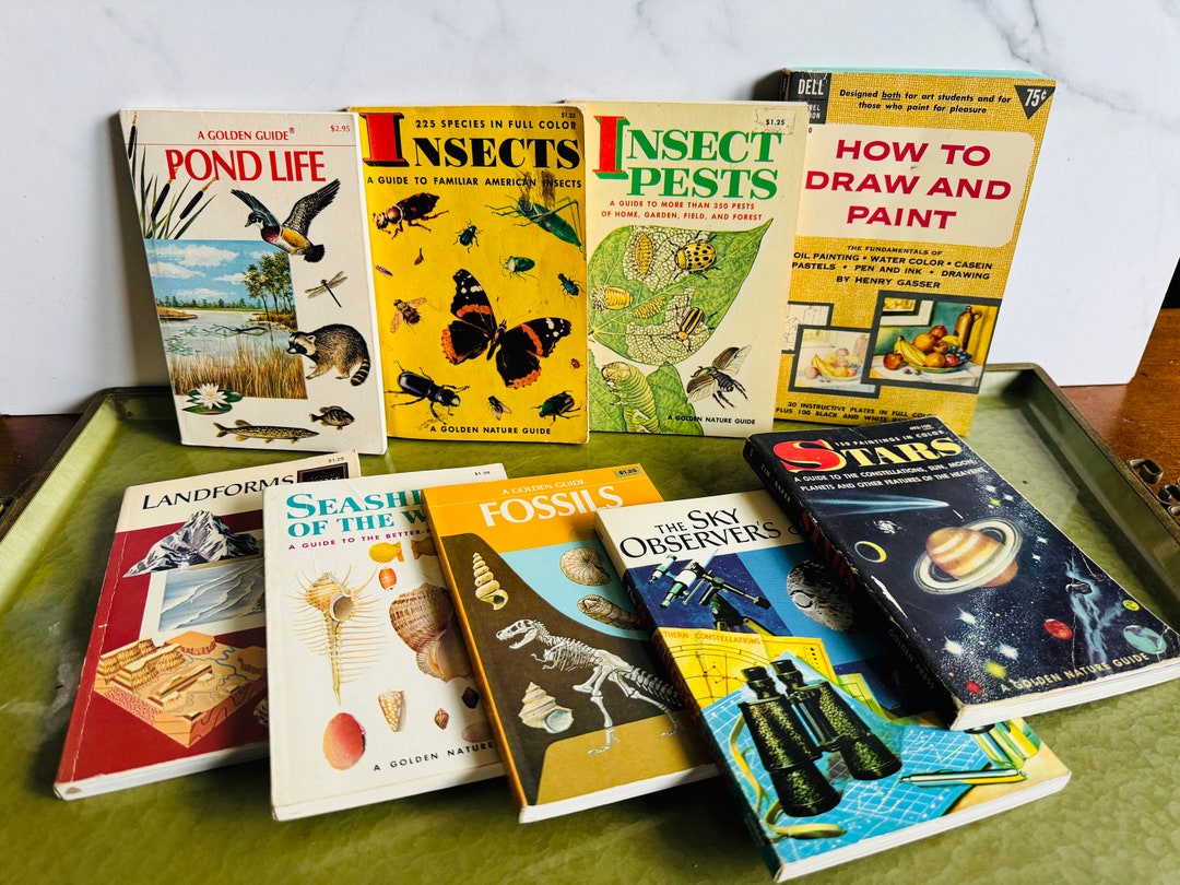 Vintage Field Guides Golden Nature Guide Book Soft Cover Science ...