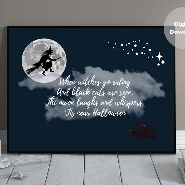 Halloween Poem - Etsy