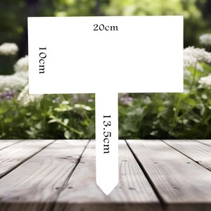 Forget Me Not Grave Marker • Personalised Memorial Stake • Temporary ...