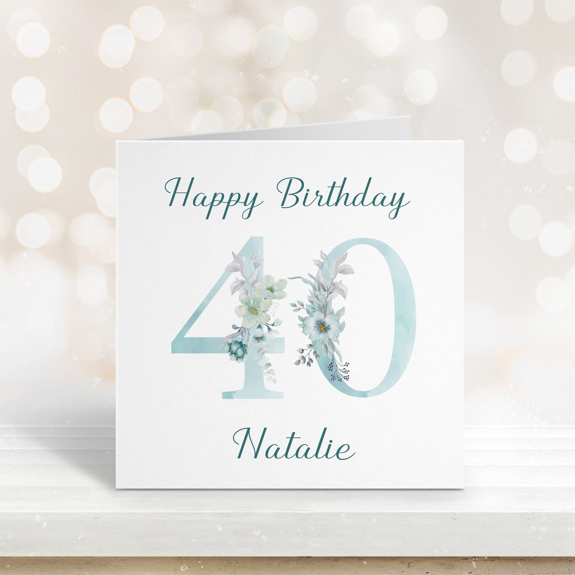 Personalised 40th Birthday Card For Daughter Niece Wife Sister Etsy Personalised 40th Birthday Card For Daughter Niece Wife Sister Etsy