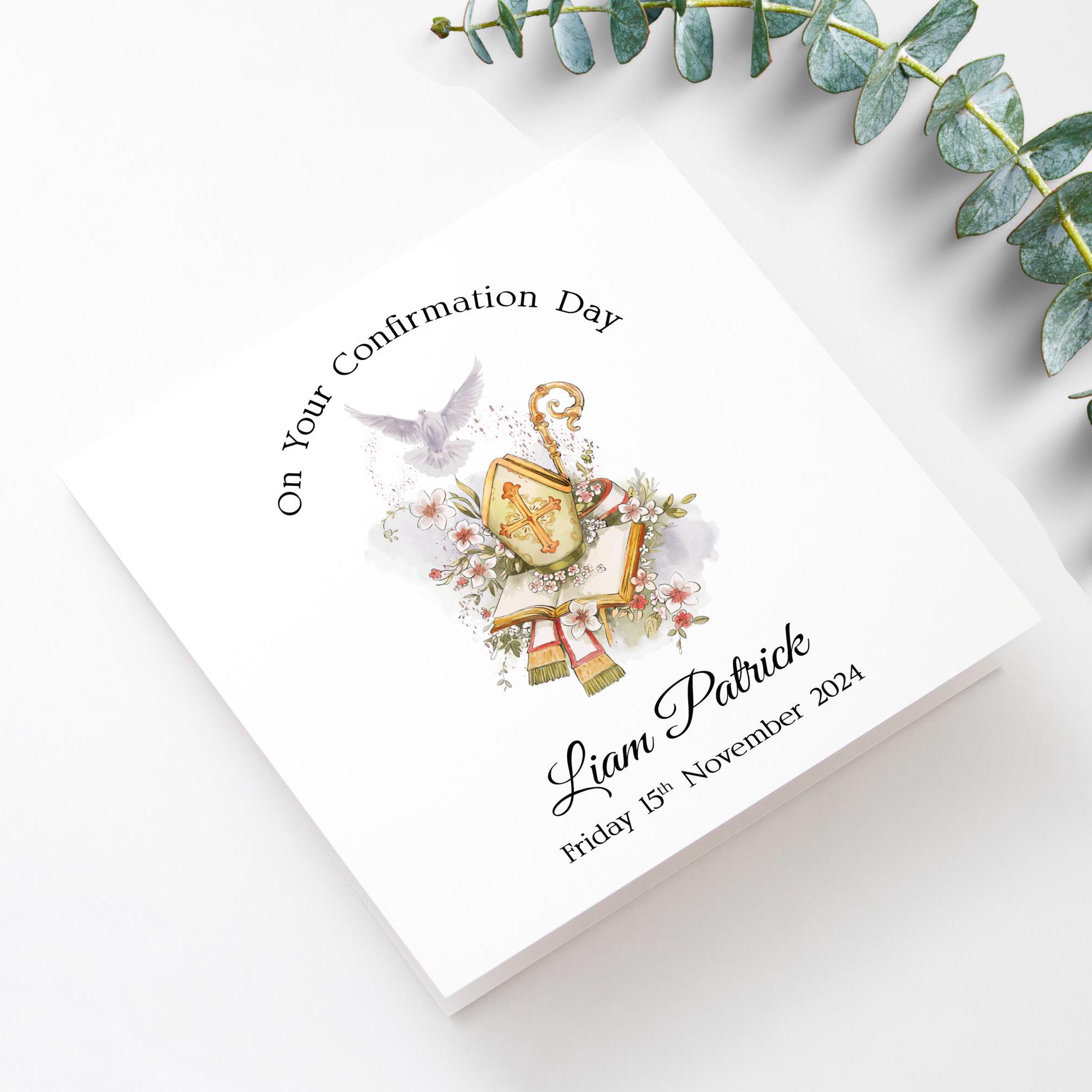 Jewish Boy Confirmation Card Confirmation Cards For Boys Etsy UK