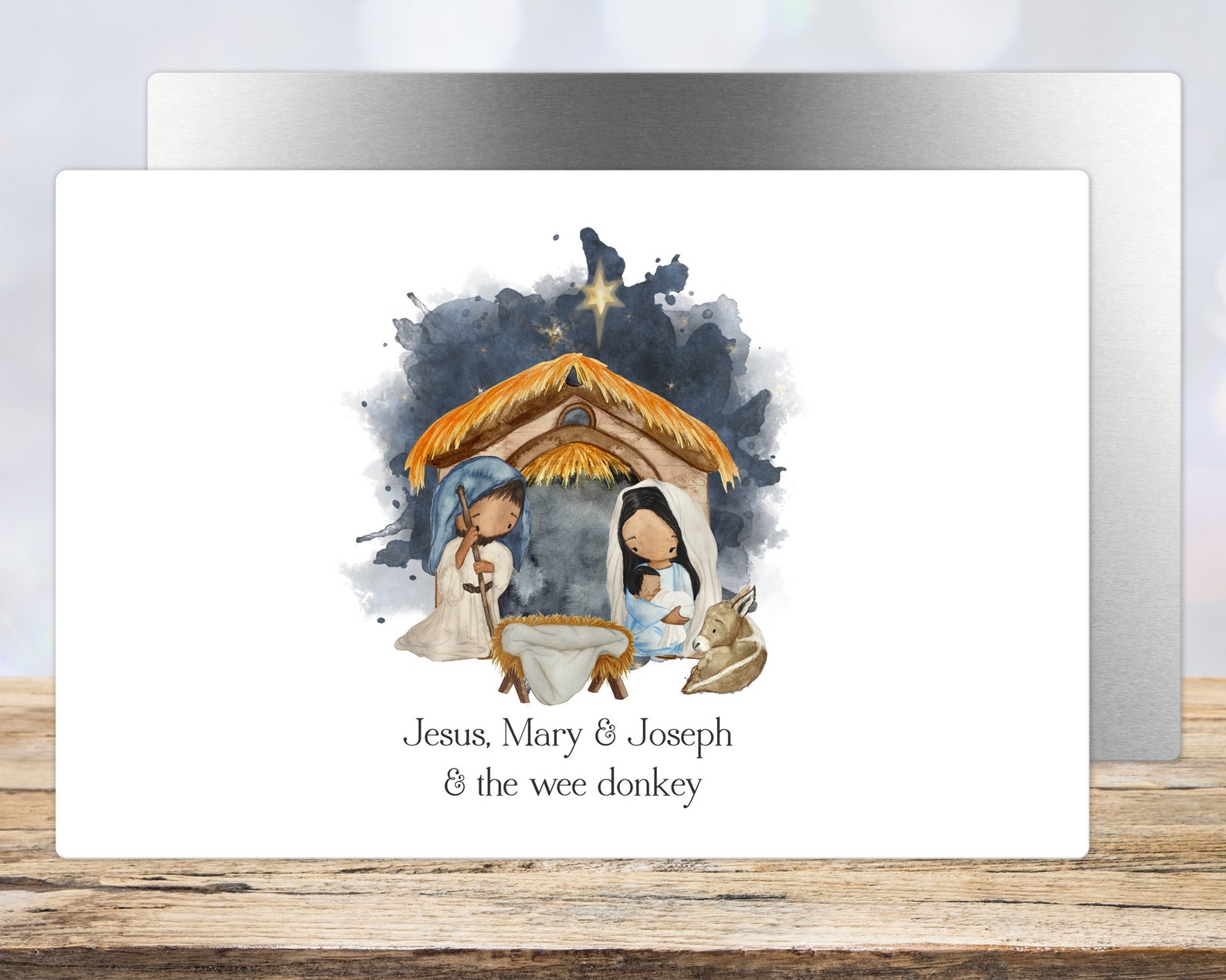Jesus Mary and Joseph and the Wee Donkey Cushion Nativity - Etsy