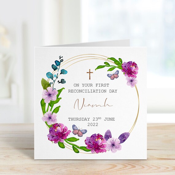 First Reconciliation Card