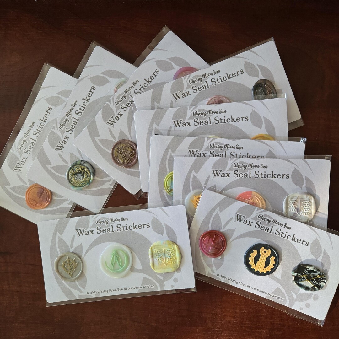 Wax Seal Sticker 3-pack || Flair for Gift Wrapping, Journaling and ...