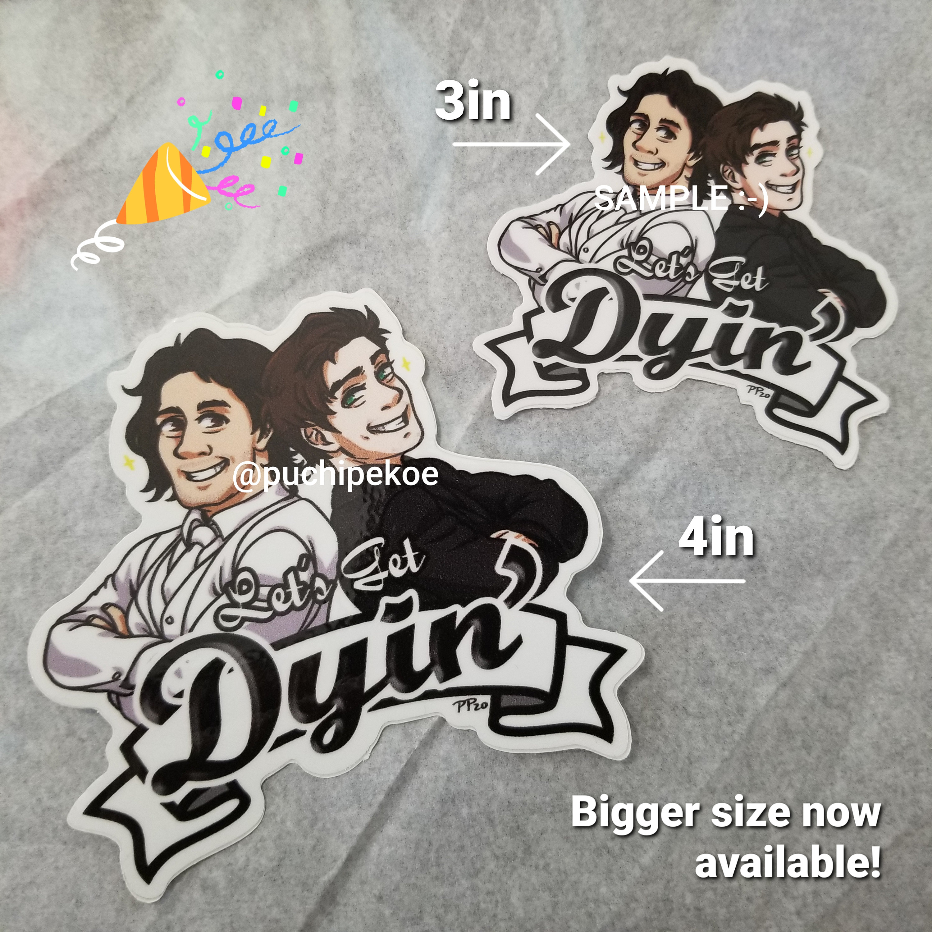Let's Get Dyin' - Unus Annus Sticker - Etsy