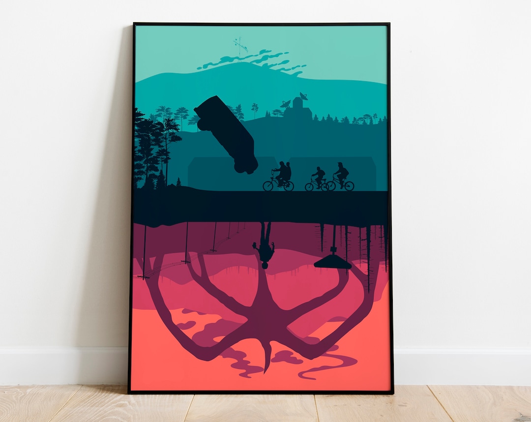 Stranger Things A3 HIGH RESOLUTION Vector Poster Printable Movie Wall ...