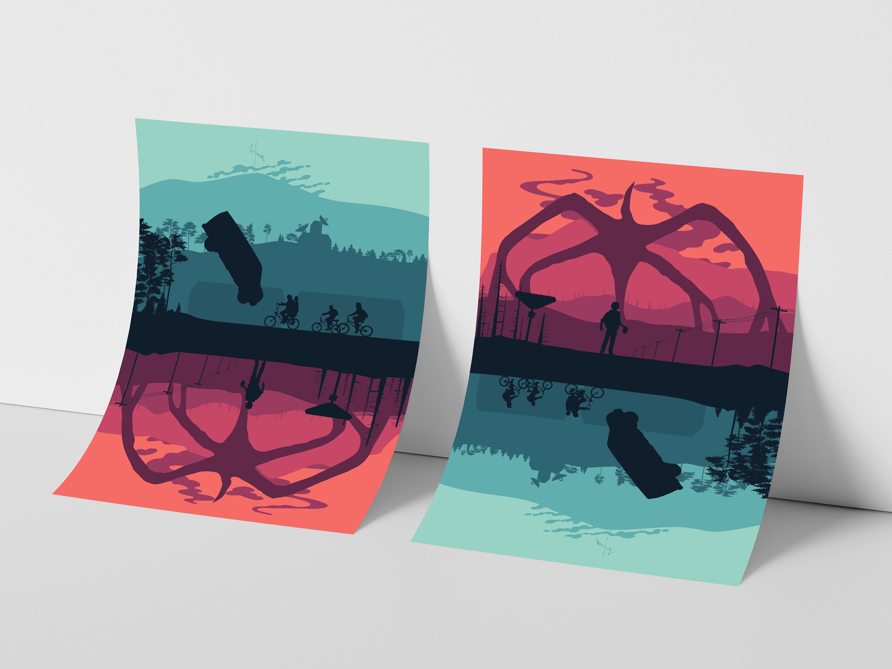 Stranger Things A3 HIGH RESOLUTION Vector Poster Printable Movie Wall ...