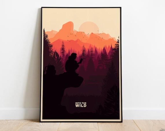 Into the Wild A3 A4 HIGH RESOLUTION Vector Poster printable | Etsy