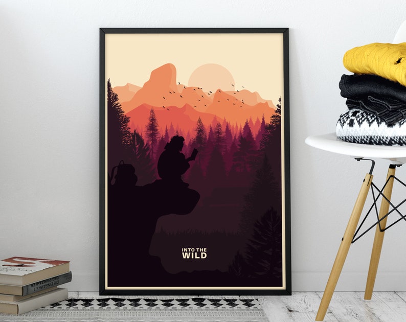 Into the Wild A3 - A4 HIGH RESOLUTION Vector Poster Printable Movie ...