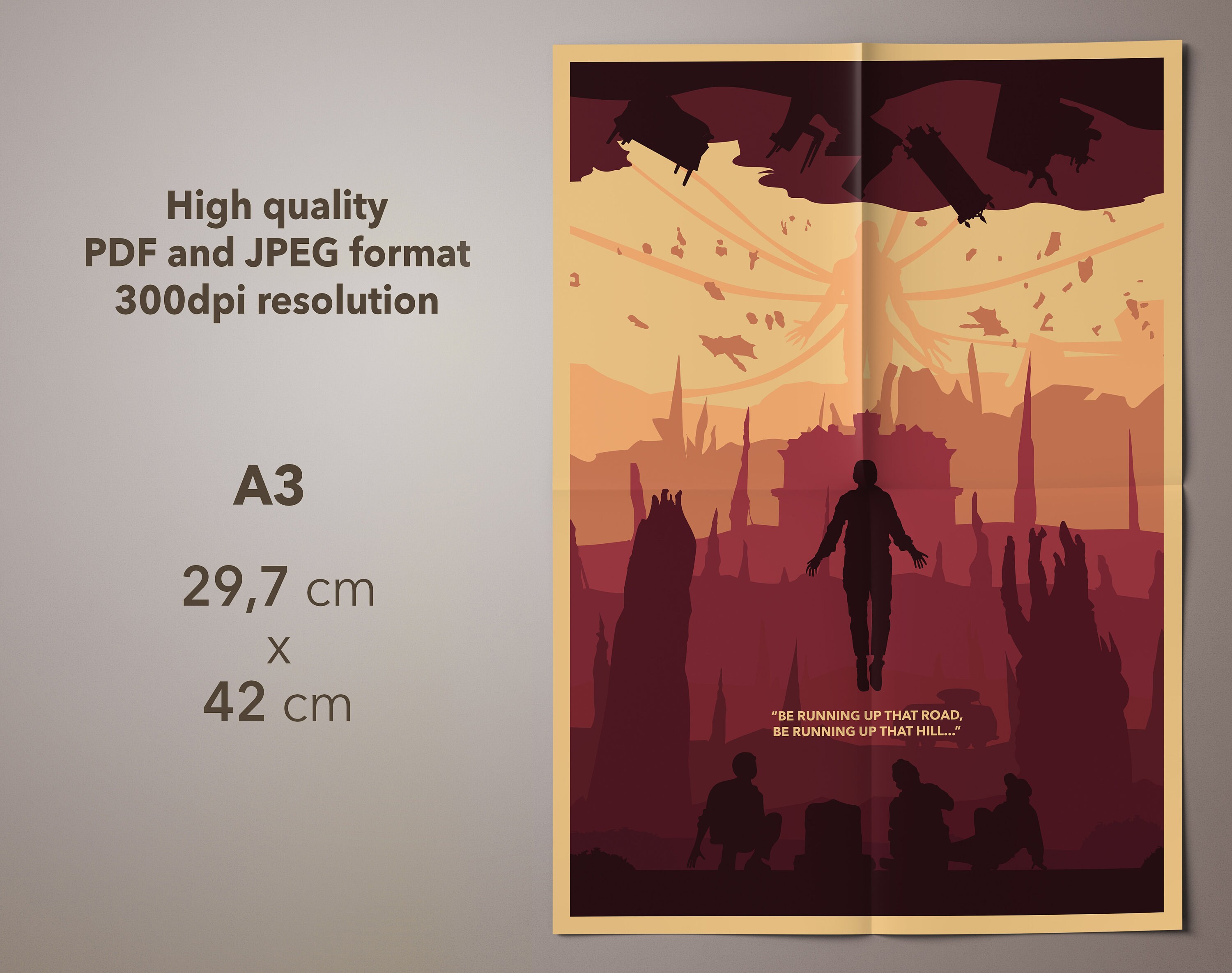 Stranger Things 4 Season A3 HIGH RESOLUTION Vecna Max Vector Poster ...