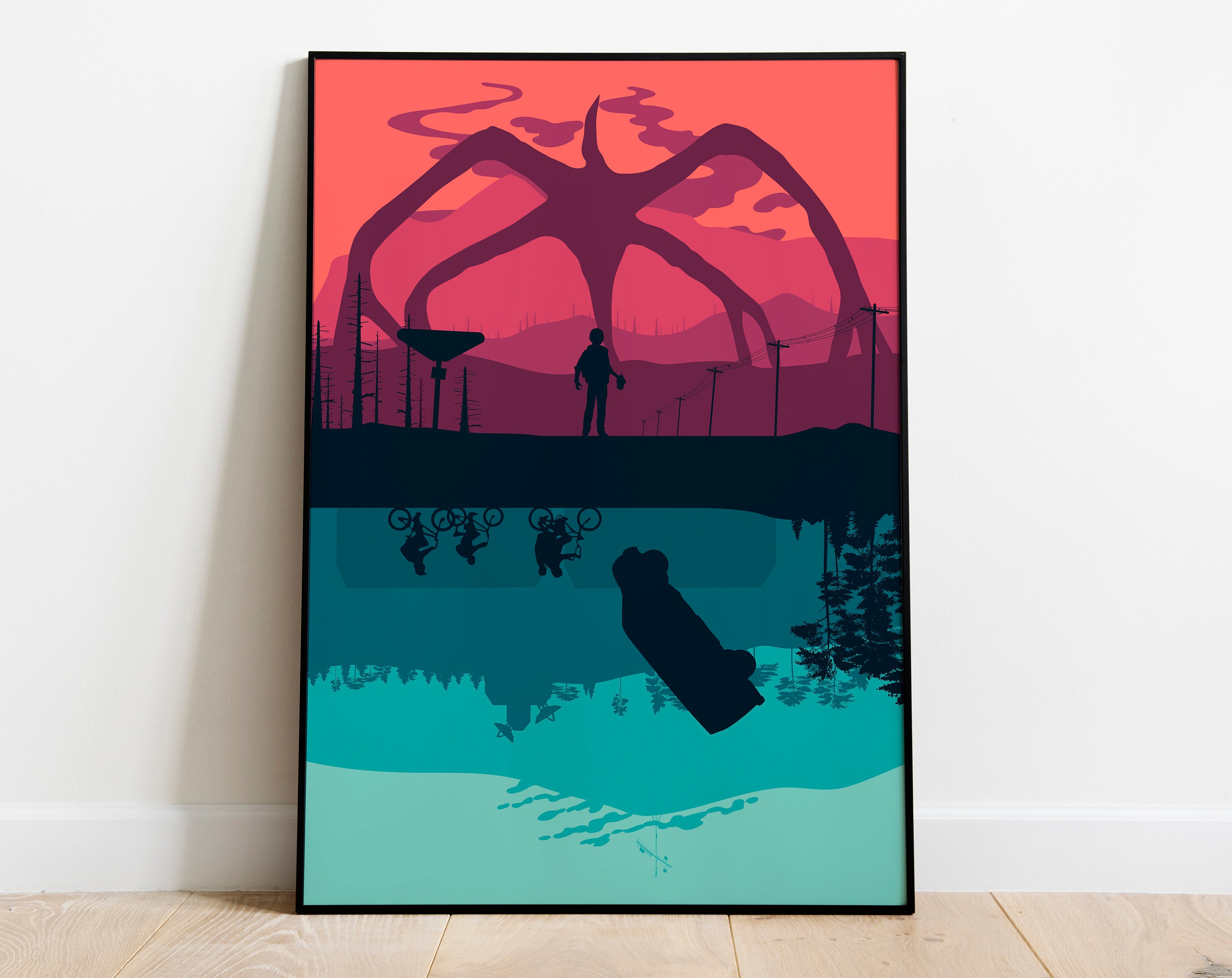 Stranger Things A3 HIGH RESOLUTION Vector Poster Printable Movie Wall ...