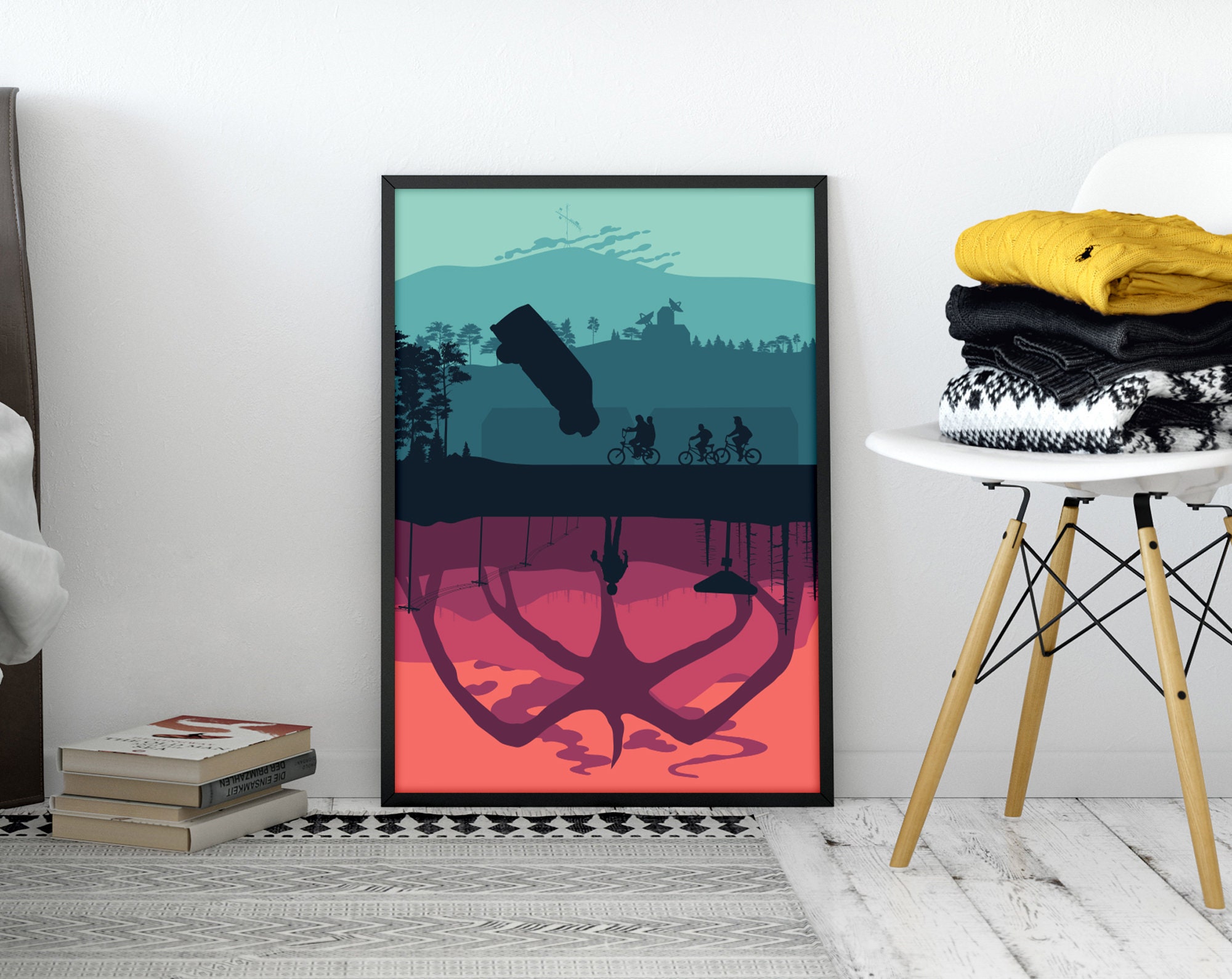 Stranger Things A3 HIGH RESOLUTION Vector Poster Printable Movie Wall ...