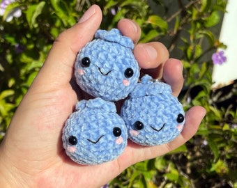 Handmade Blueberry Bag Charm//cute Fruit Keychain//mini - Etsy