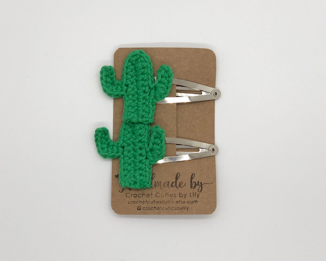 Crochet Hair Clips | Etsy