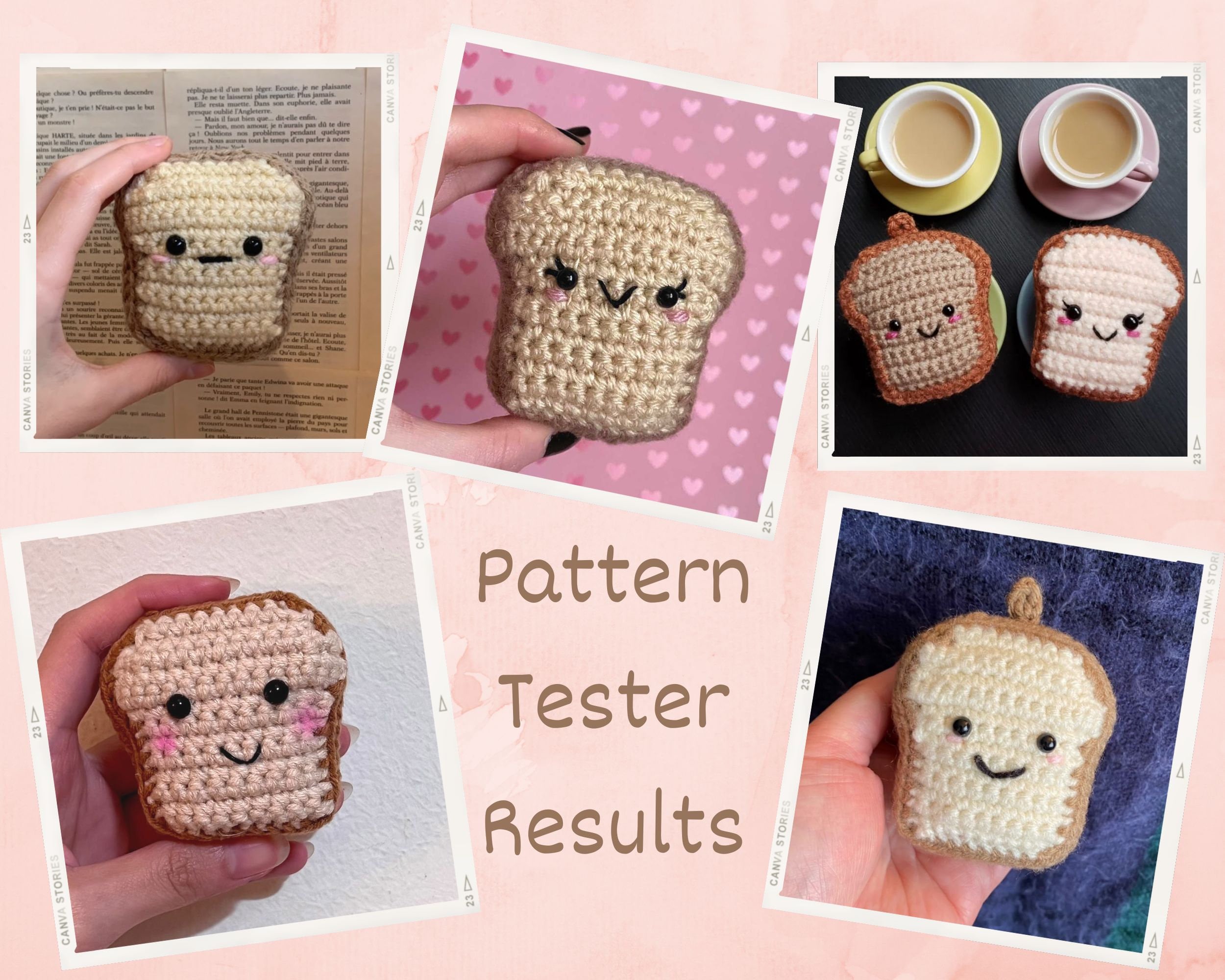PATTERN Crochet Bread Toast Pattern - Etsy UK