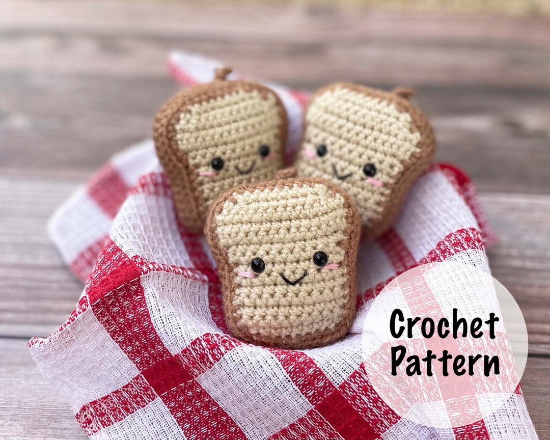 PATTERN Crochet Bread Toast Pattern - Etsy