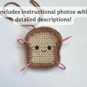 PATTERN Crochet Bread Toast Pattern - Etsy