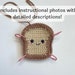 PATTERN Crochet Bread Toast Pattern - Etsy