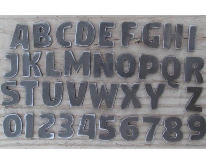Small Metal Letters - Etsy