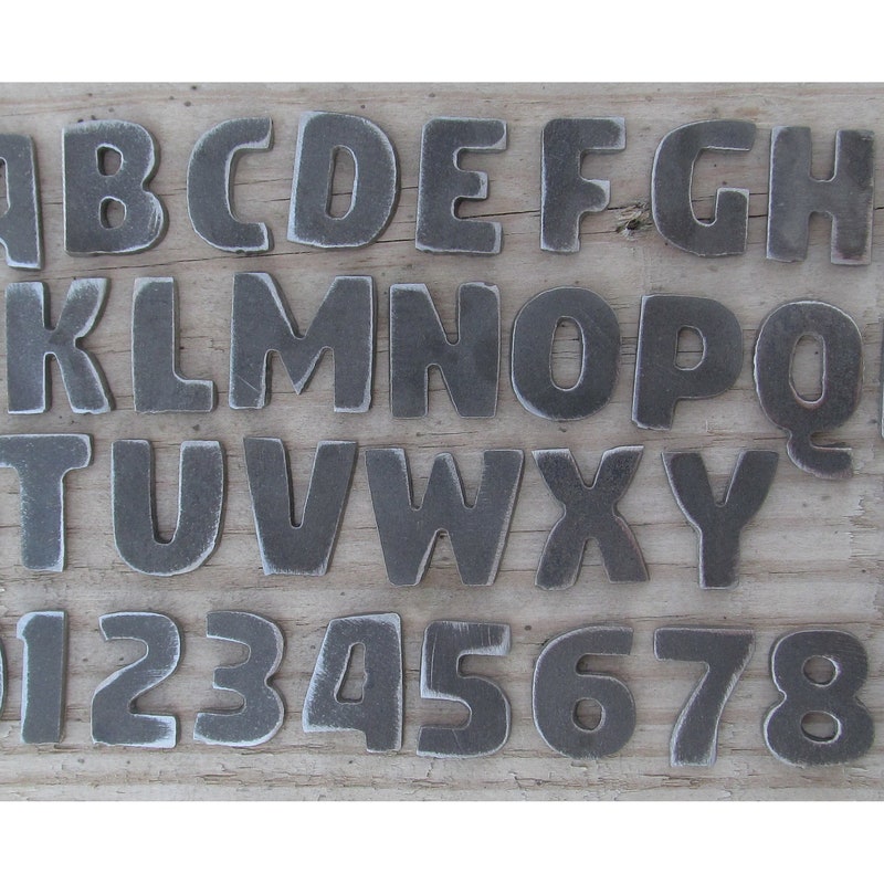 Metal Letters - Etsy