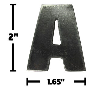 2 Inch Rustic Metal Letters and Numbers, 11 Gauge, Weldable - Etsy