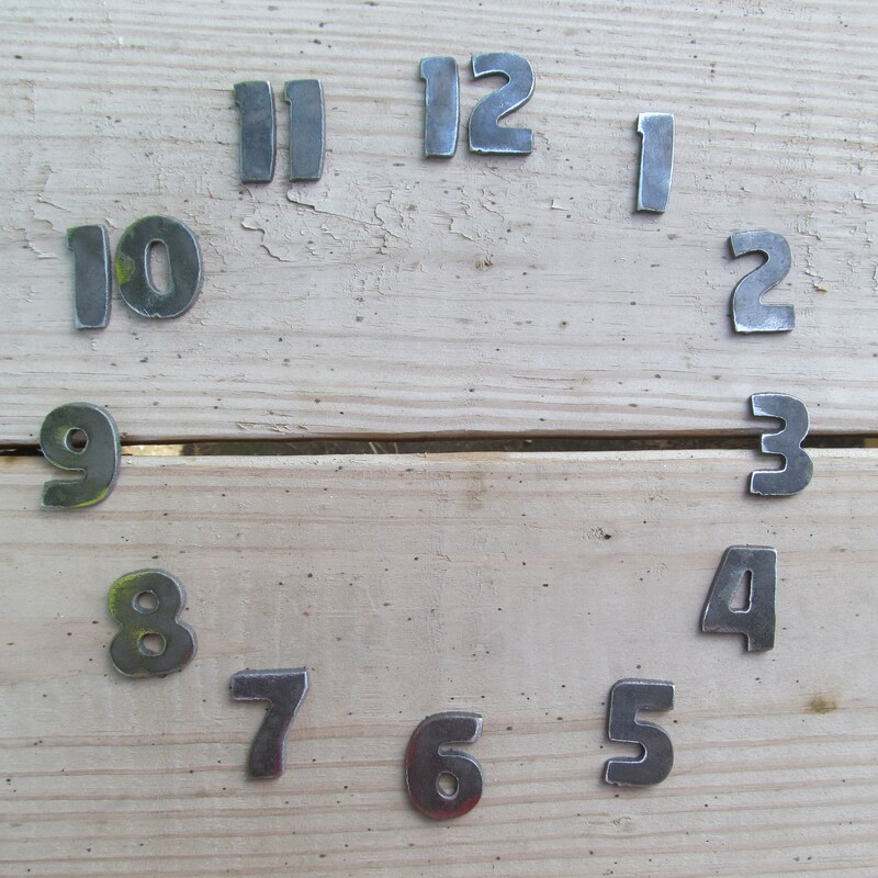 Metal Clock Numbers - Etsy