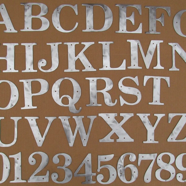 Metal Letters - Etsy