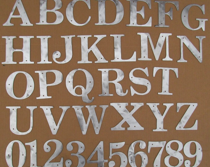 Metal Letters 6 Inch Tall - Etsy