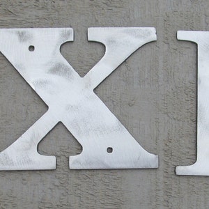 Metal Letters 3, 4, 5 and 6 Inch Rustic Weldable - Etsy
