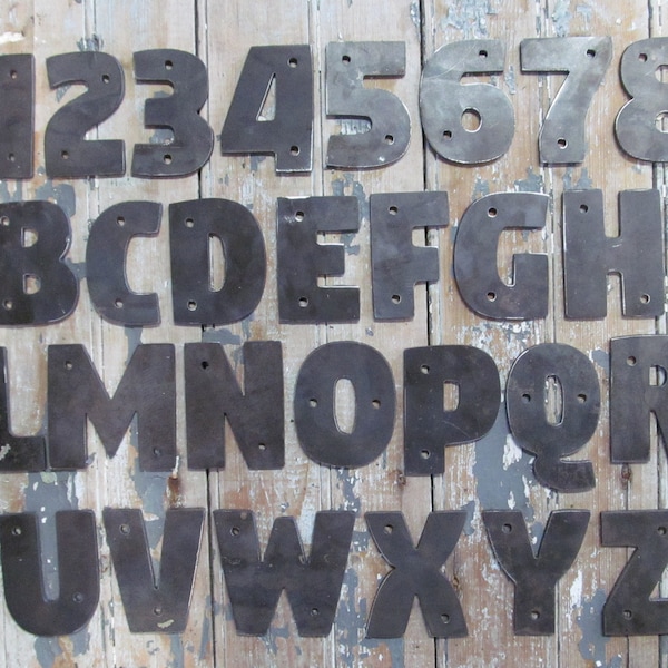Metal Letters - Etsy