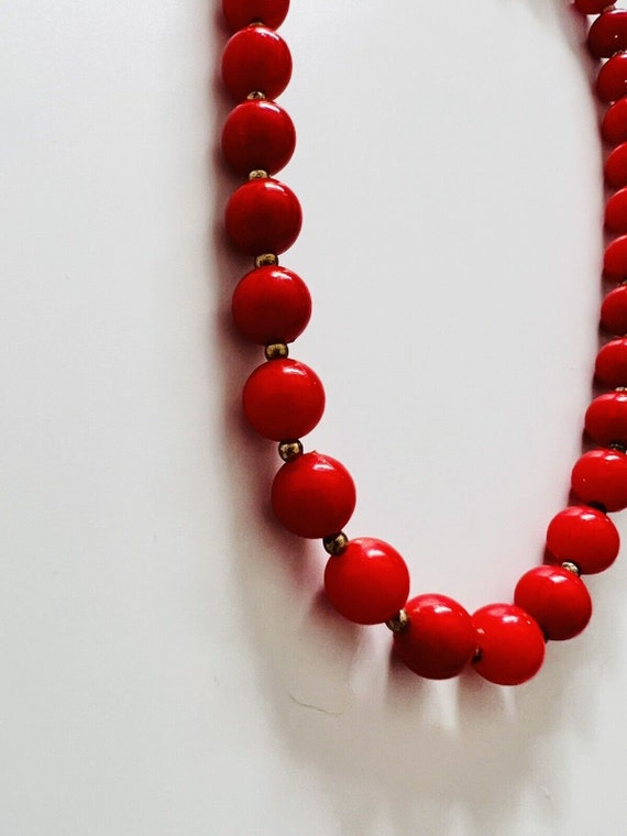 Vintage jewellery cherry red - Gem