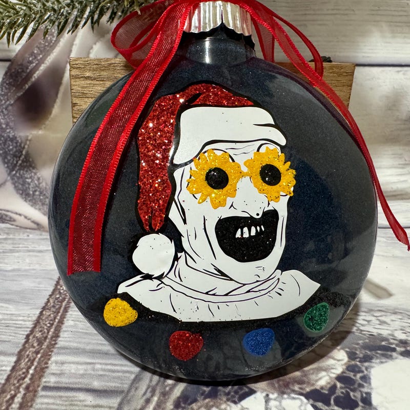 Christmas Creepy Clown - Etsy