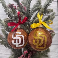 San Diego Baseball Ornaments - Etsy