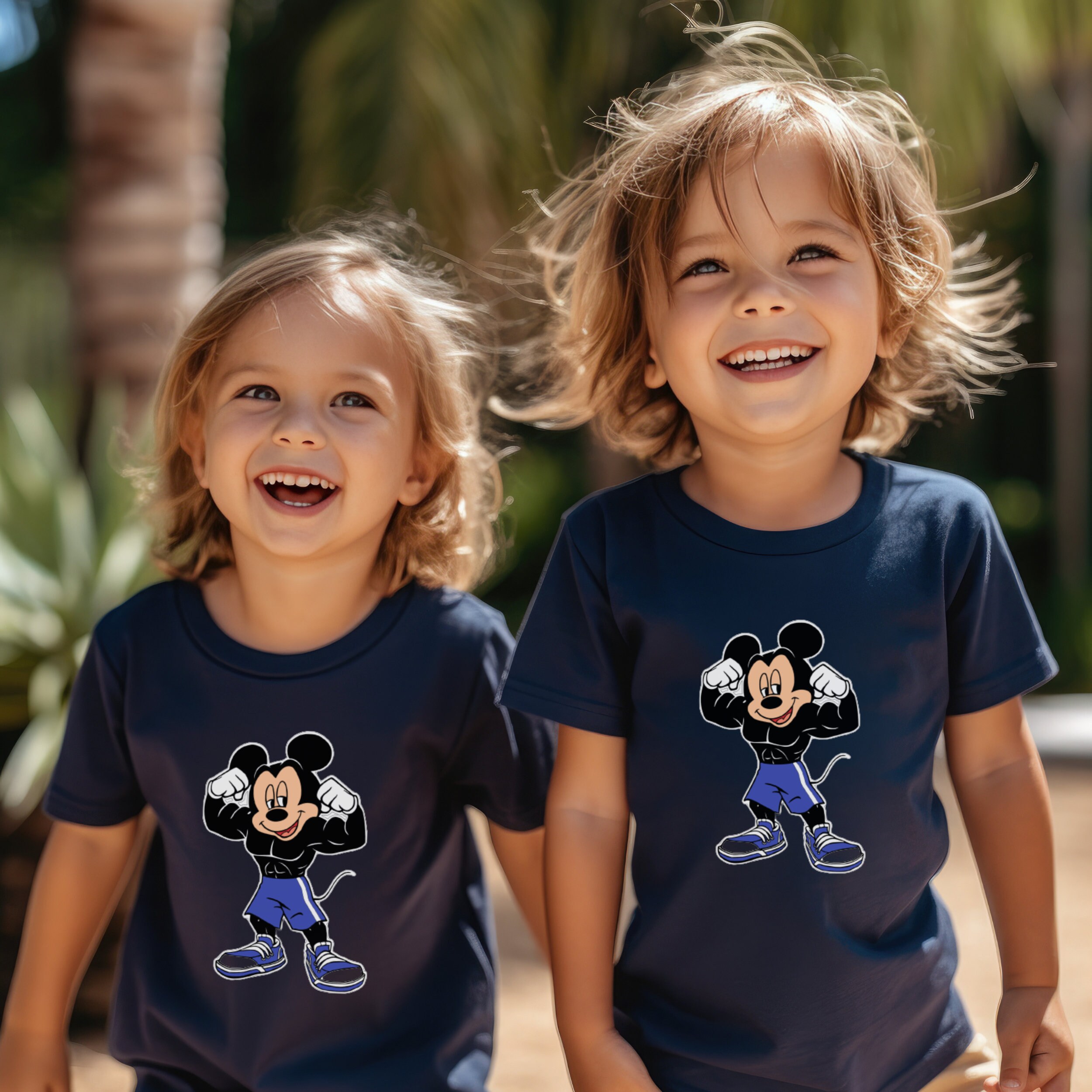 Buff Donald Duck & Swole Mickey Mouse Youth - Etsy