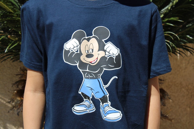 Buff Donald Duck & Swole Mickey Mouse Youth - Etsy