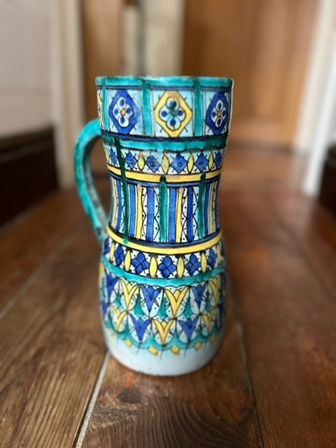 Large 19th Century Moroccan Islamic Earthenware Ghorraf Pitcher - Etsy