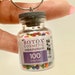 Set of 3 Sprinkle Glitter Botox Vial Christmas Ornaments. Injector ...