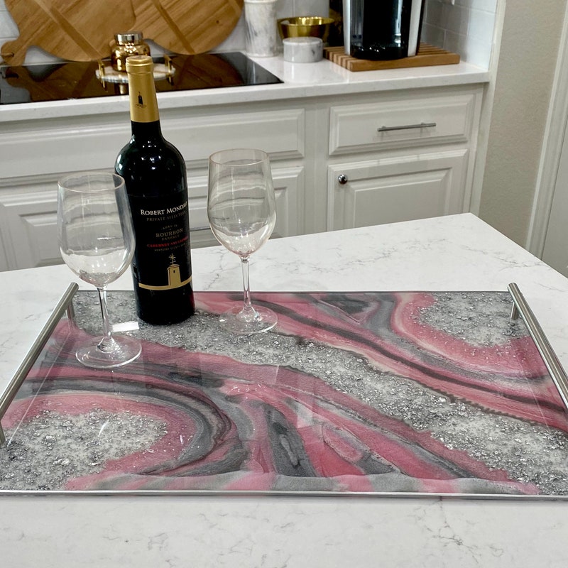 Geode Resin Tray - Etsy