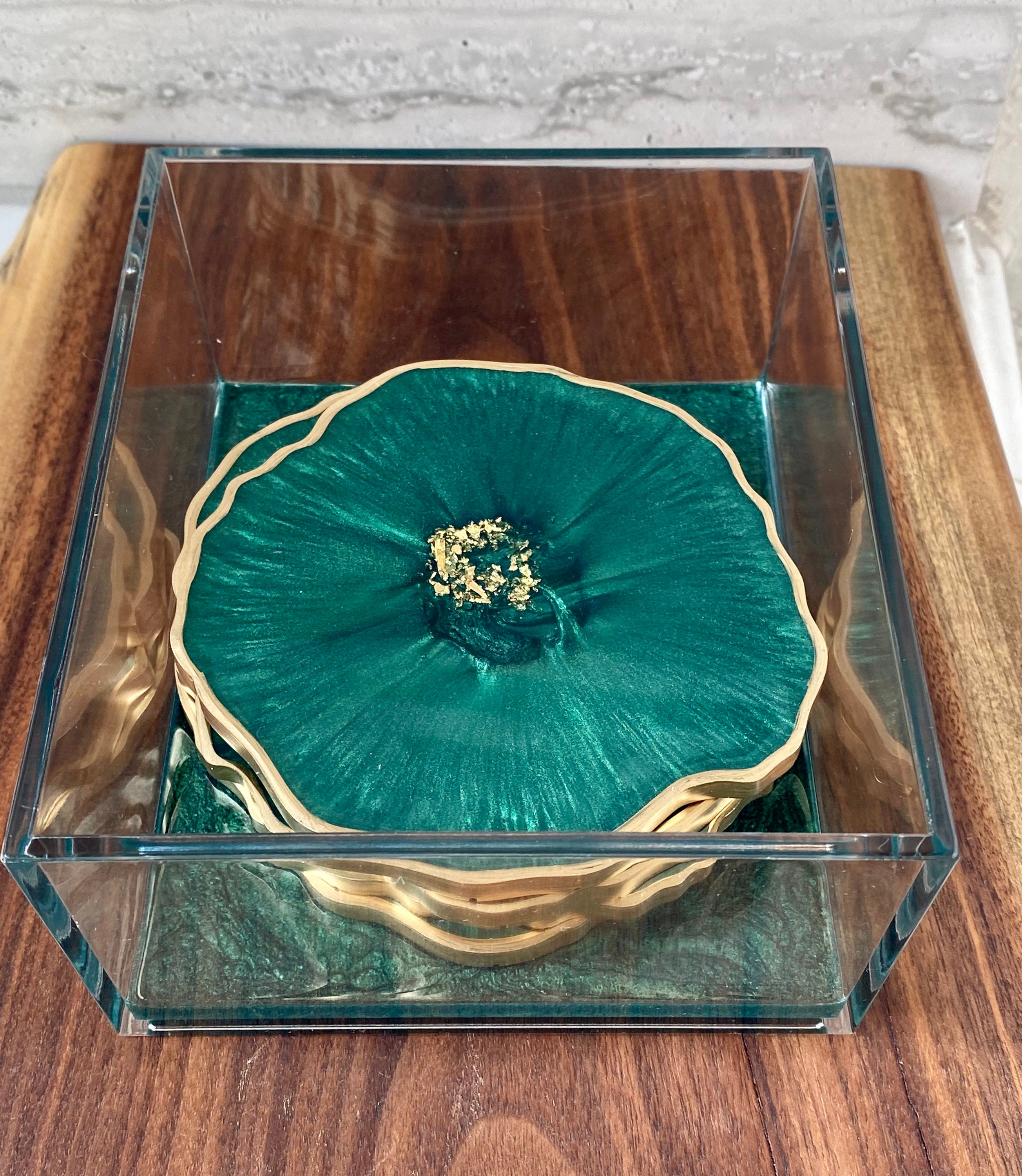 Resin Geode Coaster Holder Acrylic Tray 6x5 Fits the Geode | Etsy