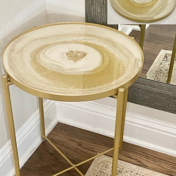 Agate End Table - Etsy