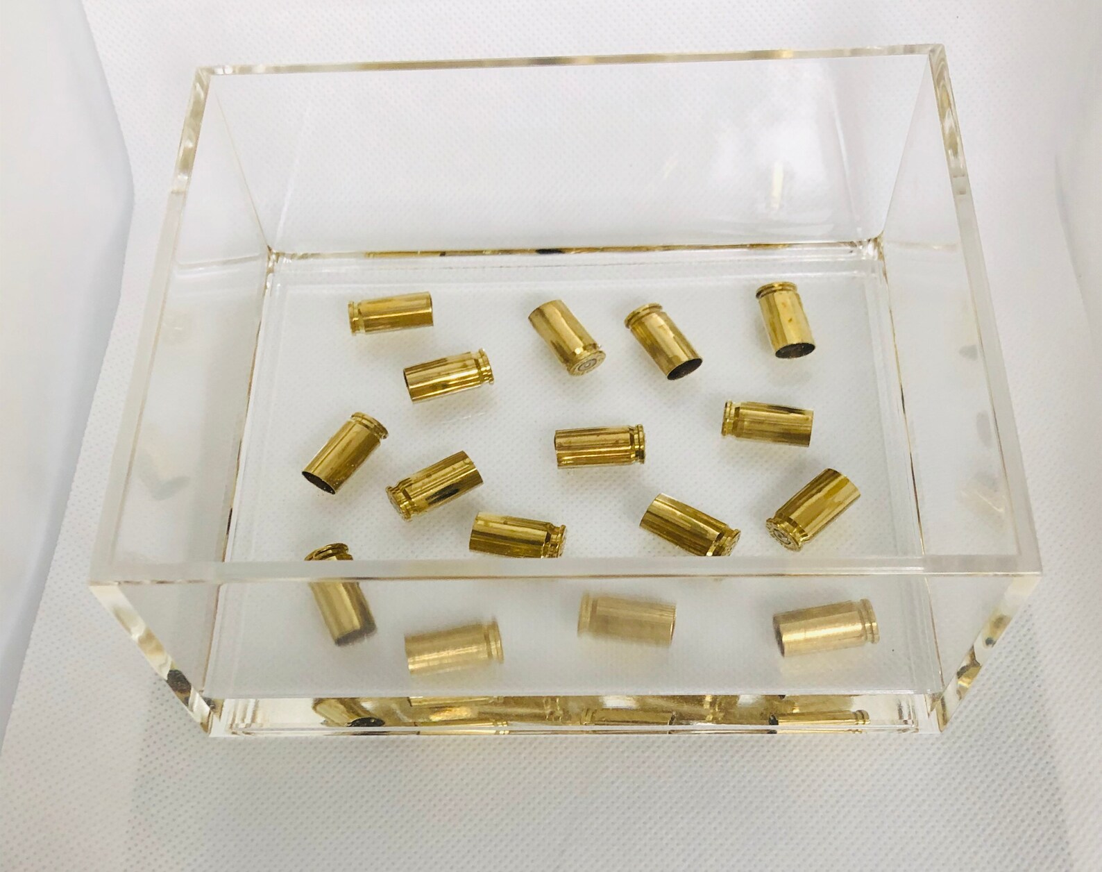 Brass Bullet Casing Lucite Acrylic Trinket Dish Catch All - Etsy
