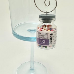 Set of 3 Sprinkle Glitter Botox Vial Christmas Ornaments. Injector ...